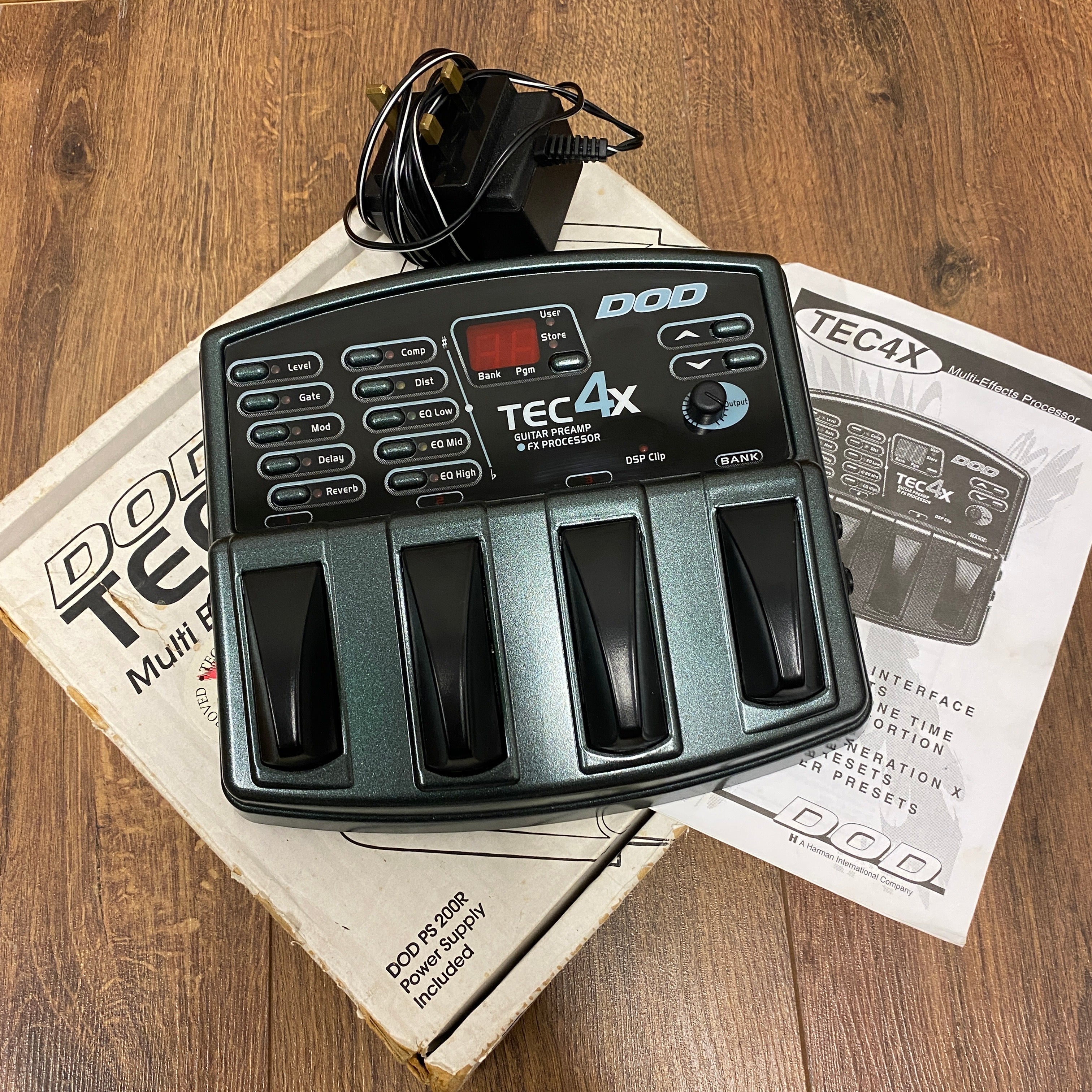 Pre-Owned DOD TEC4X Multi-Effects Pedal – Hippo Guitars